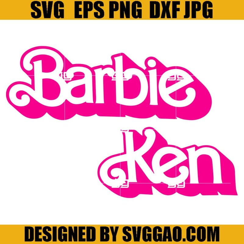Barbie Ken SVG, Pink Baby Doll SVG, Barbie Logo SVG – SVGGAO