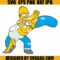 The Simpsons SVG, Homer Simpson SVG, Marge SVG