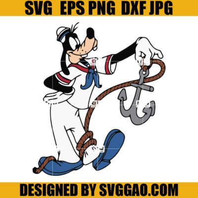 Goofy Cruise Trip SVG, Anchor Ship SVG, Family Vacation SVG