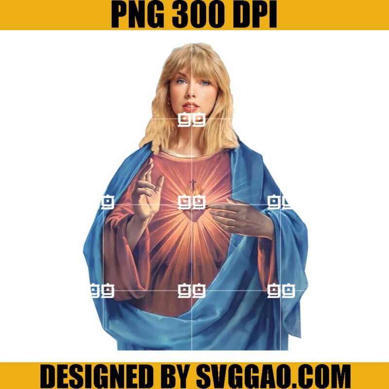 Taylor Swift X Jesus PNG, Taylor Swift PNG, Taylor Swift Music PNG