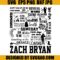 Zach Bryan SVG, Zach Bryan Country Music SVG, Zach Bryan Highway Boys SVG
