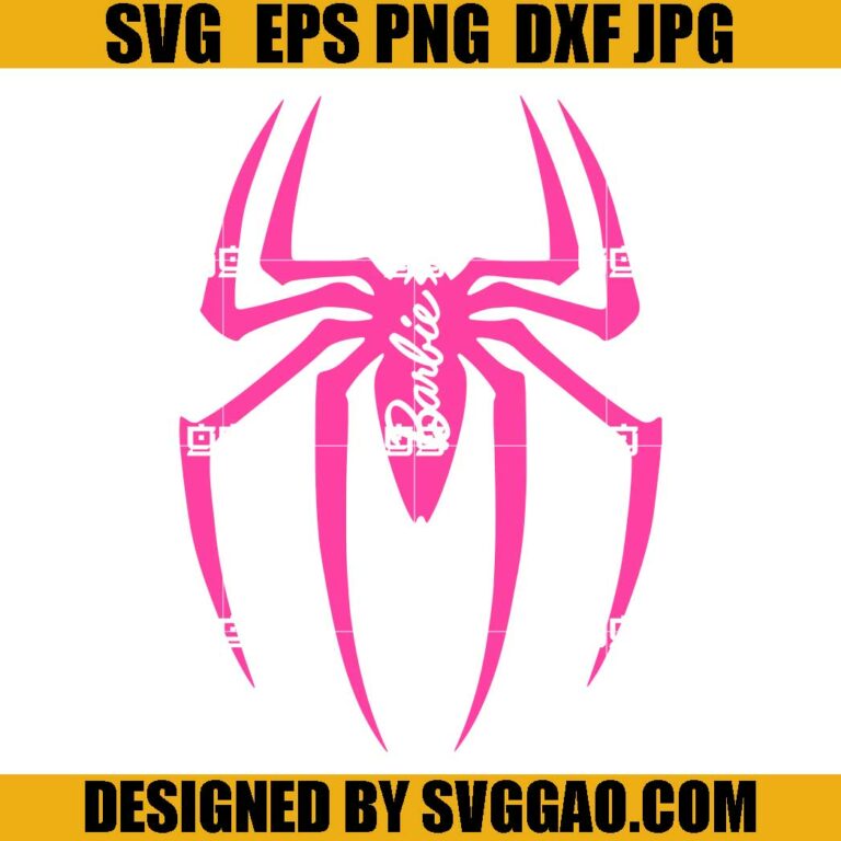 Pink Doll Halloween SVG, Barbie Spider SVG, Halloween SVG – SVGGAO