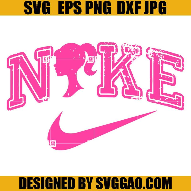 Nike Barbie SVG, Swoosh Barbie SVG, Nike Barbie Movie SVG – SVGGAO