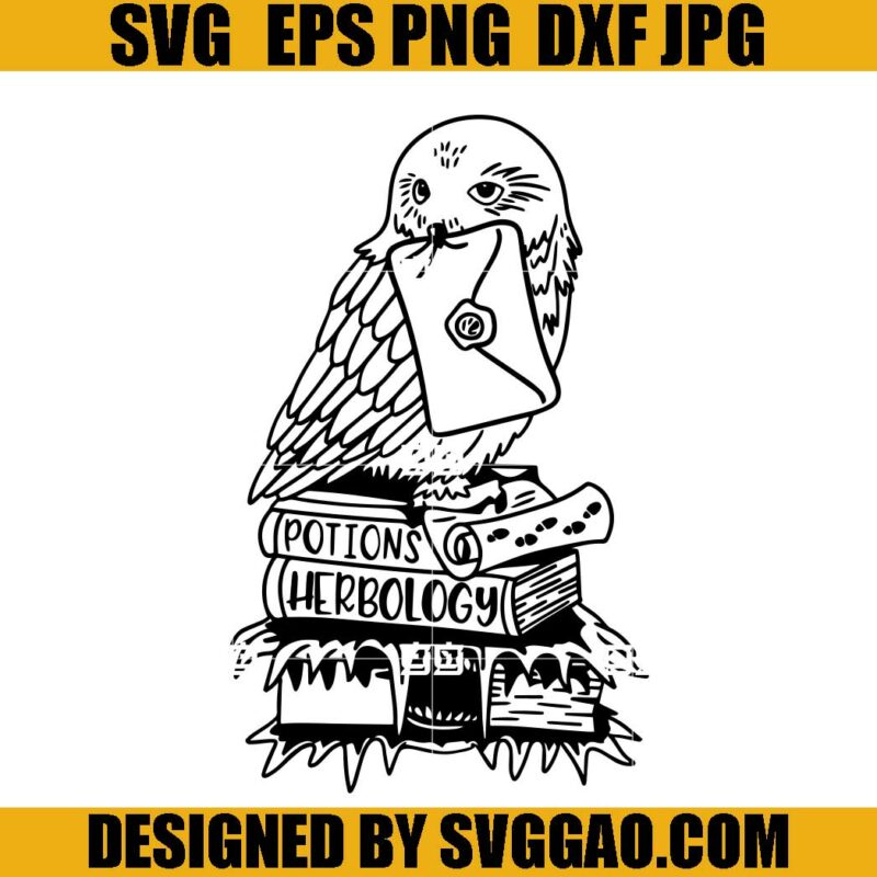 Potions Herbology SVG, Hogwarts Owl SVG, Harry Potter Owl SVG – SVGGAO