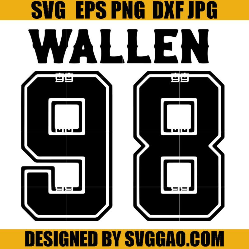 Wallen 98 Braves SVG, If We We’re A Team SVG, Atlanta Braves Love ...