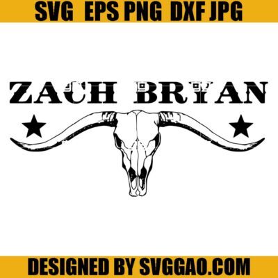 Zach Bryan Bull Skull SVG, American Heartbreak SVG, Zach Bryan 2023 ...