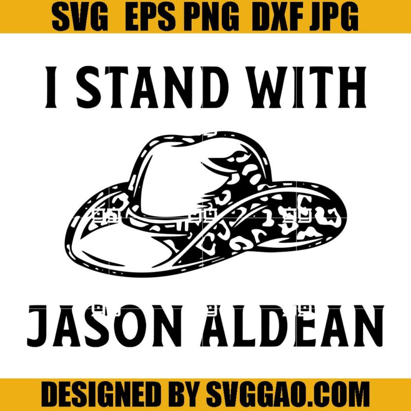 I Stand With Jason Aldean SVG, Jason Aldean Country Music SVG – SVGGAO