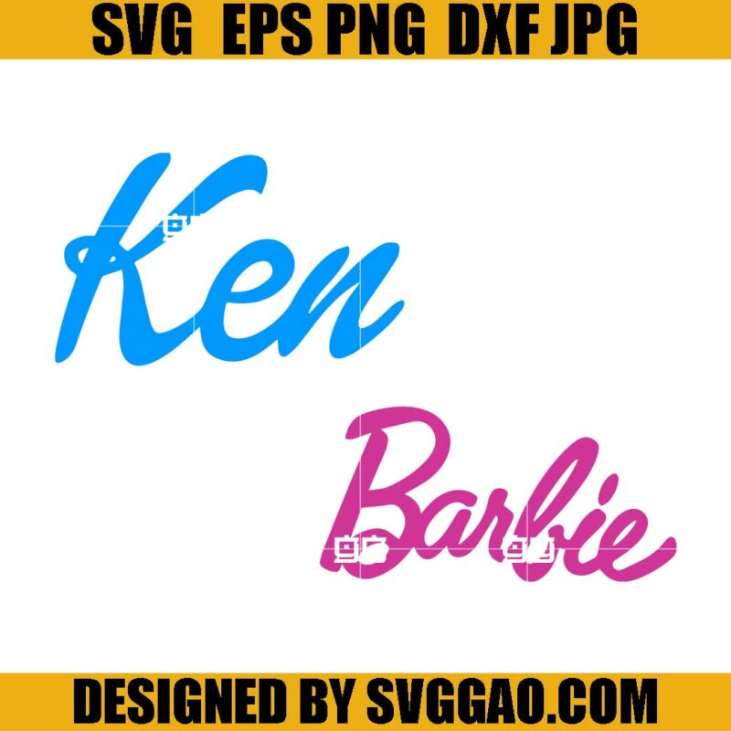 Barbie And Ken SVG Bundle, Barbie Movie SVG, Ken Doll SVG