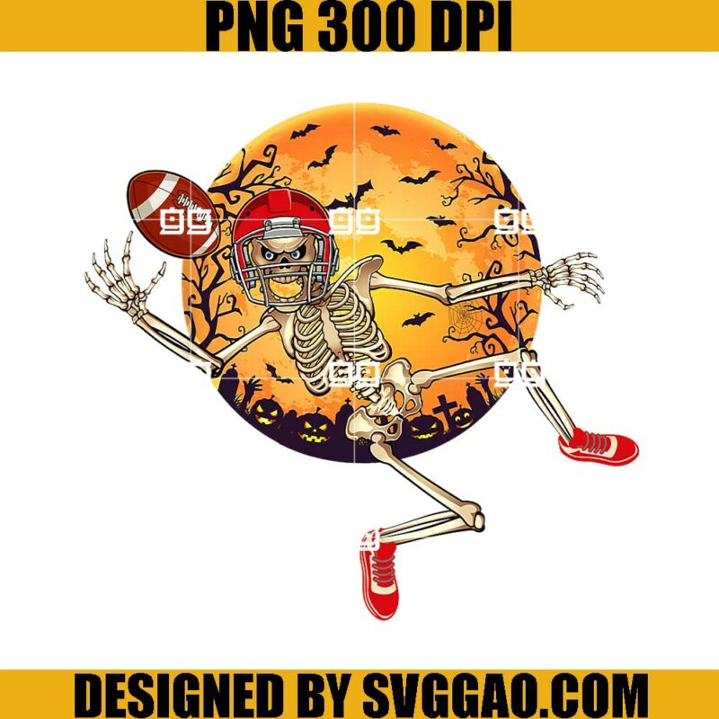Football Skeleton PNG, Halloween Men Football PNG, Sport Skeleton PNG