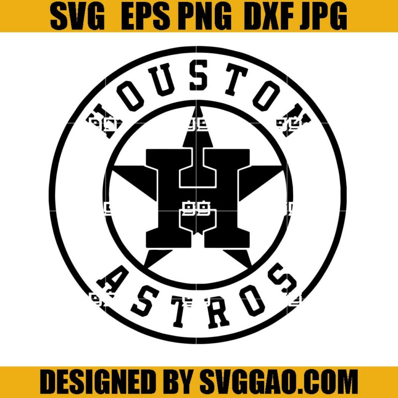 Houston Astros SVG, Astros Baseball Combined Logo SVG, American ...