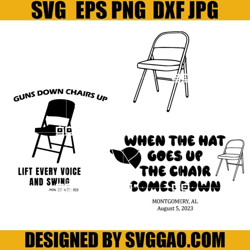 Brawl Alabama SVG Bundle, Folding Chair SVG, Guns Down Chairs Up SVG