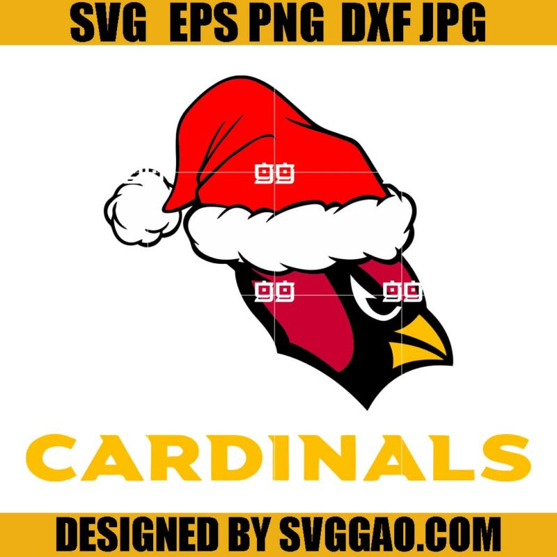 Arizona Cardinals Christmas SVG, NFL Christmas Logo SVG, Arizona ...