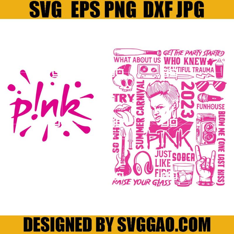 Pink Summer Carnival 2023 SVG Bundle, P!nk Summer Carnival Tour SVG ...