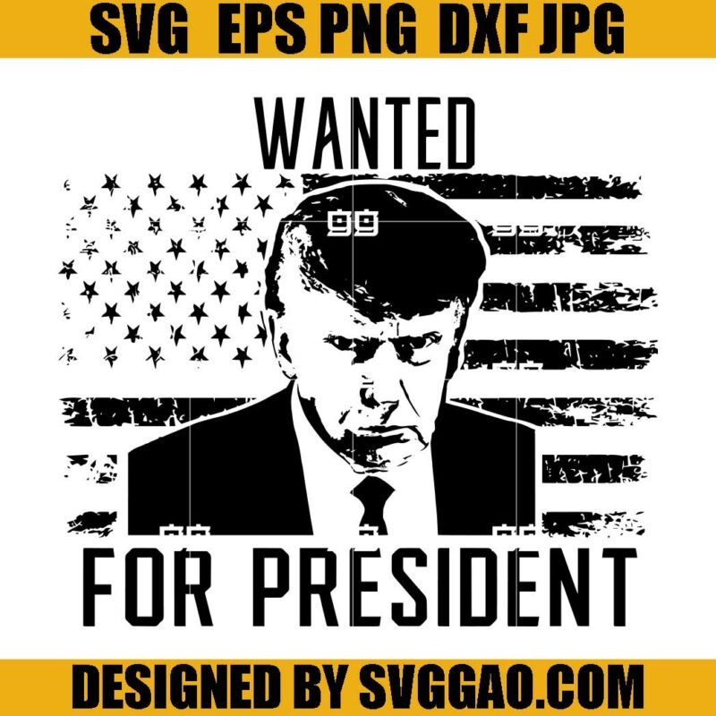 Donald Trump Mugshot 2024 SVG, Donald Trump 2024 SVG, President ...