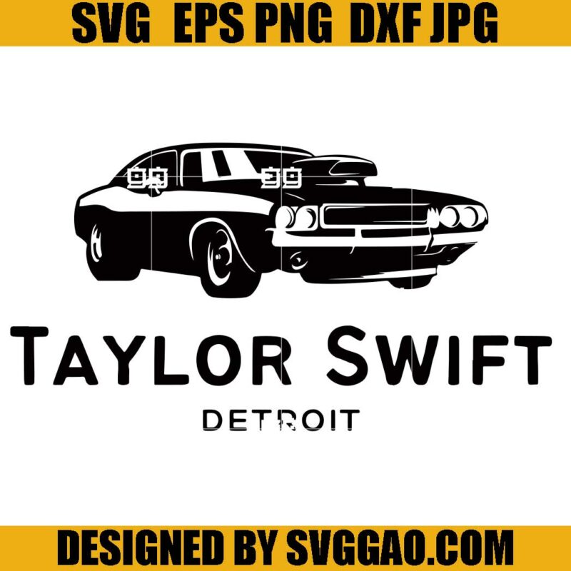 Dark Taylor Detroit SVG, Taylor Swift Eras Tour SVG, Dark Taylor ...