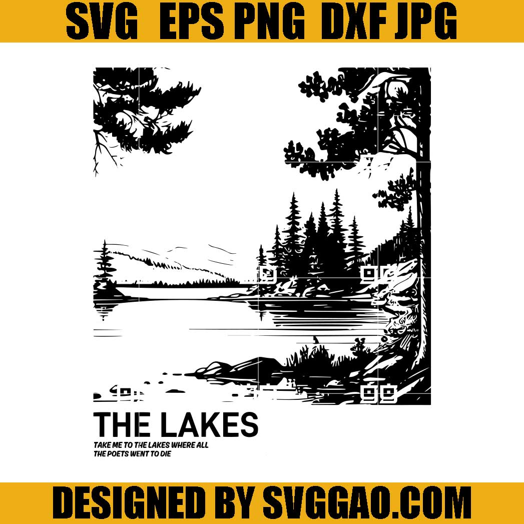 Vintage The Lakes Taylor SVG, Folklore Album SVG, Taylor SVG