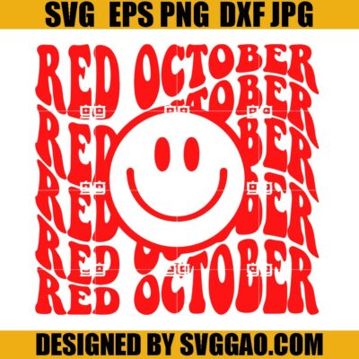 Red October Smiley Face SVG, Phillies Red October SVG, Phillies Take ...