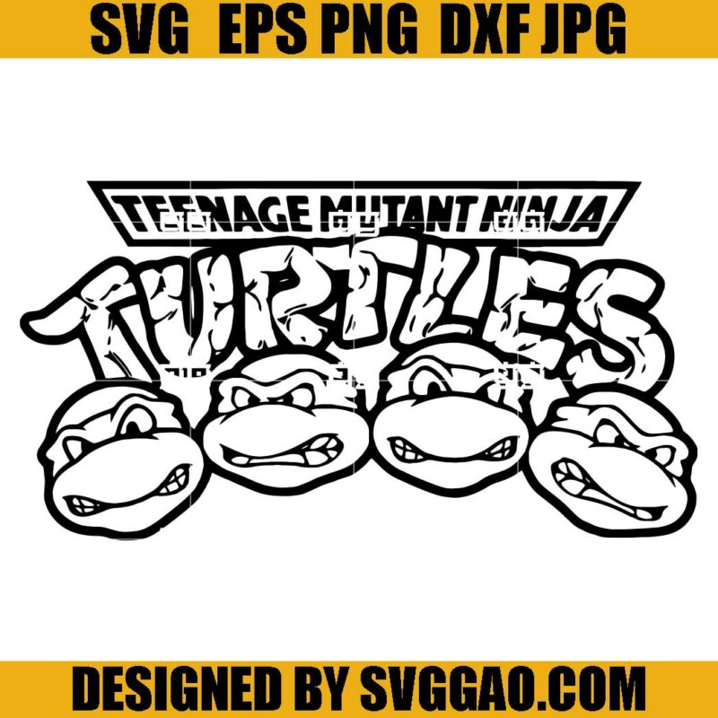 Teenage Mutant Ninja Turtles Classic SVG, Ninja Turtles SVG, Teenage ...