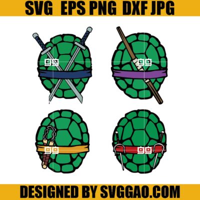 Teenage Mutant Ninja Turtles SVG Bundle, Ninja Turtles SVG, TMNT Movie ...