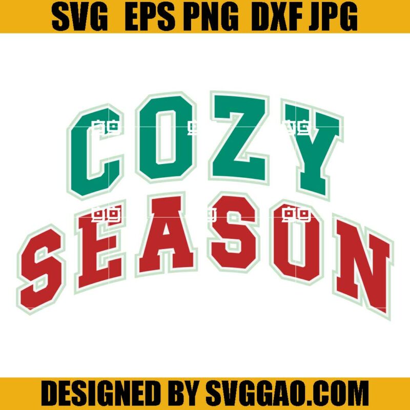 Cozy Season SVG, Merry Christmas SVG, Get Cozy SVG