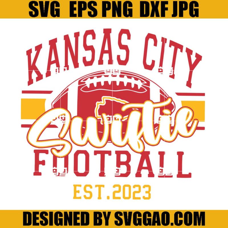 Kansas City Football Swiftie SVG, Swiftie Football SVG, Kansas Swifty ...