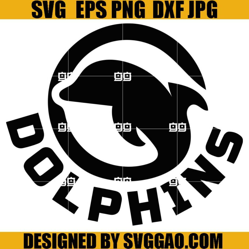 Dolphins SVG, Football Team SVG – SVGGAO