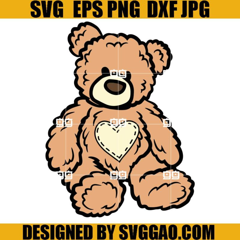 Teddy Bear SVG, Baby Boy Onesie SVG, Classroom Valentines SVG