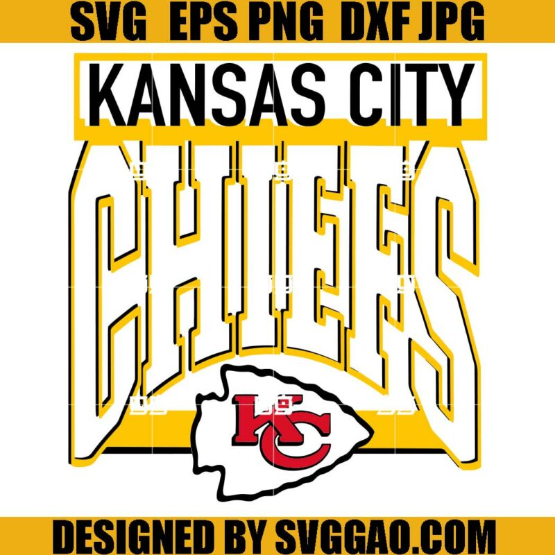 Kansas City Chiefs Retro SVG, Vintage Chiefs Football SVG, Kansas City ...