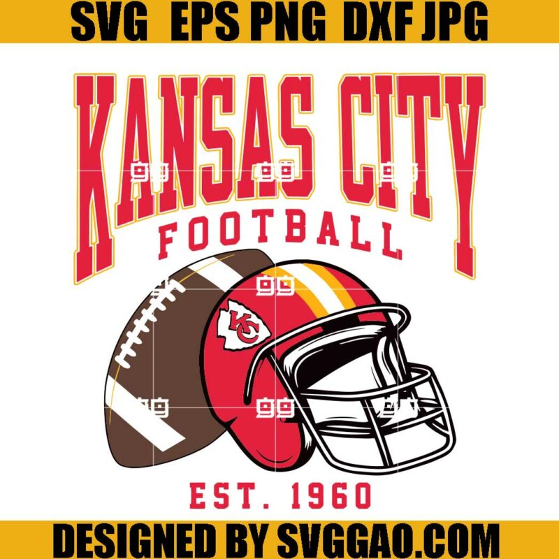 Kansas City Football SVG, Football Team SVG, Kansas City SVG – SVGGAO