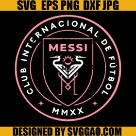 Messi Inter Miami SVG, Inter Miami Club Internacional De Futbol SVG ...