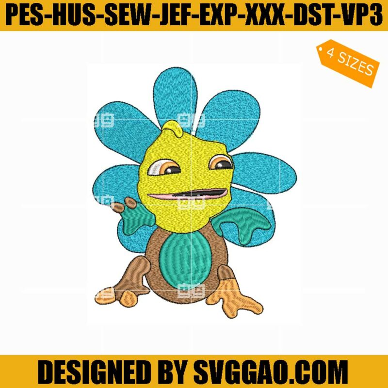 Pascal Tangled Embroidery Design, Rapunzel Tangled Embroidery File