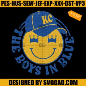 KC Baseball Embroidery Design, Kansas City Baseball Embroidery Design ...