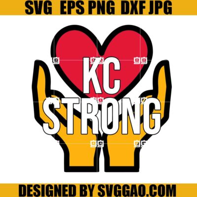 KC Strong SVG, Kansas City Strong SVG, NFL Football SVG