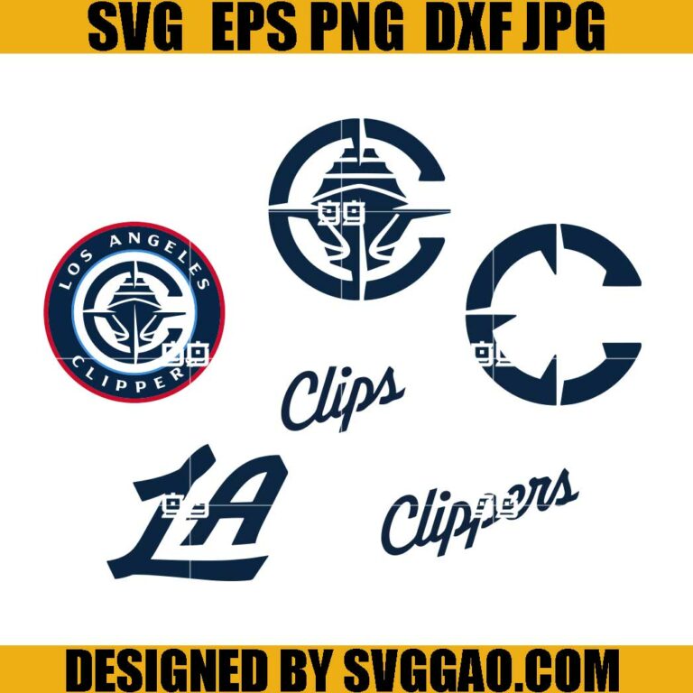 Los Angeles Clippers Logo 2024 SVG Bundle, Logo Clippers SVG, Los ...