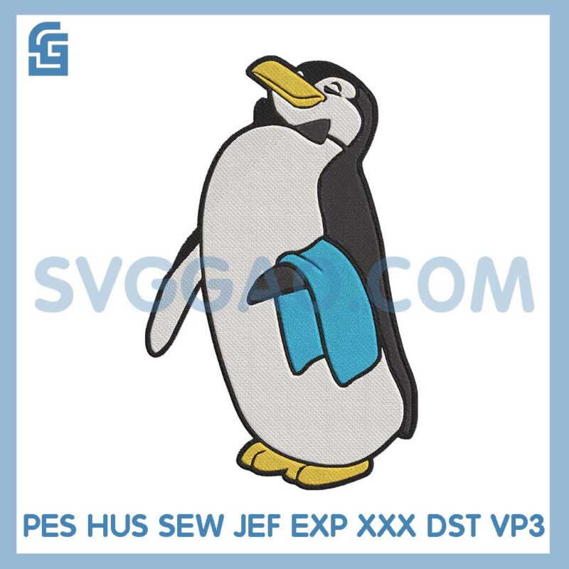 Ms. Poppins Penguin Embroidery File