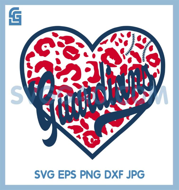 Cleveland Guardians Love SVG, Cleveland Guardians Baseball SVG