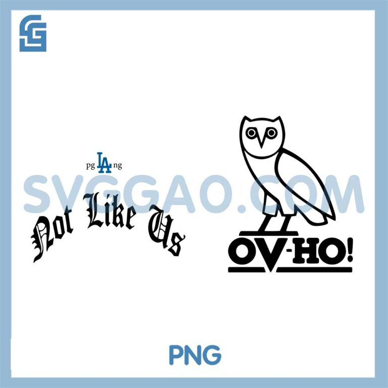 Not Like Us SVG Bundle, Ovo SVG