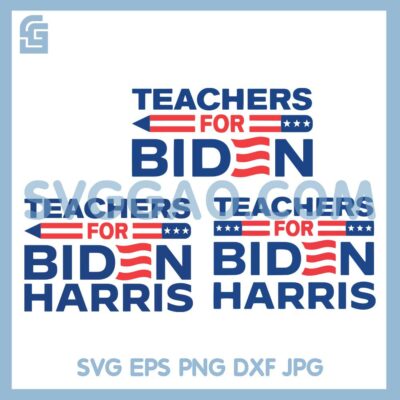 Teachers For Biden Harris 2024 SVG Bundle, Biden 2024 SVG, Biden Harris ...