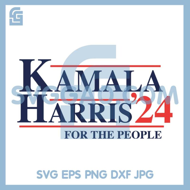 2024 Kamala Harris SVG, President Kamala Harris 2024 SVG