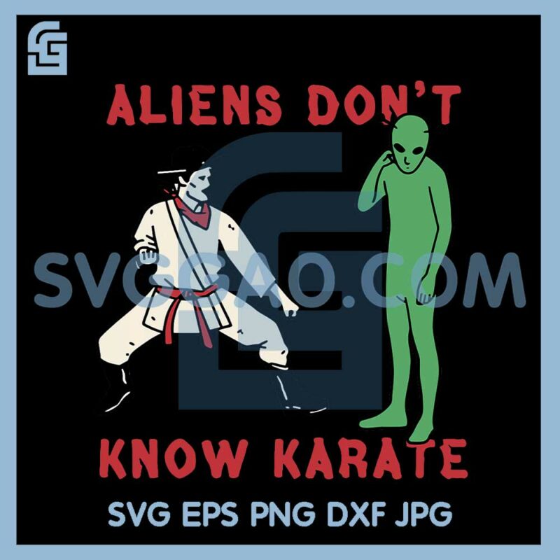 Aliens Don't Know Karate PNG, Karate PNG