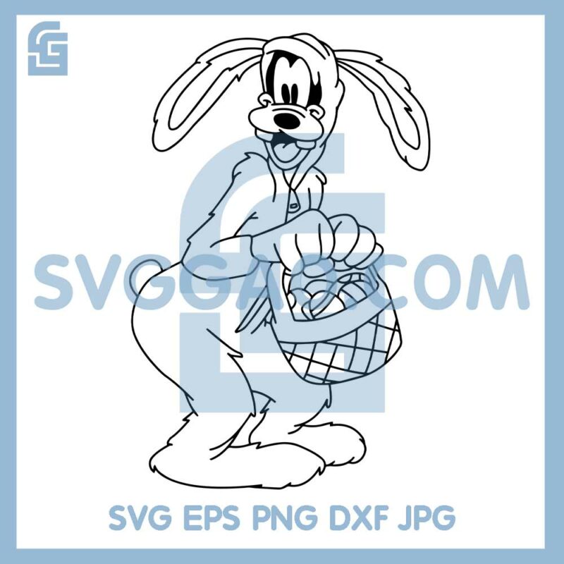 Goofy Easter Svg, Goofy Hugs Egg Svg, Goofy Svg