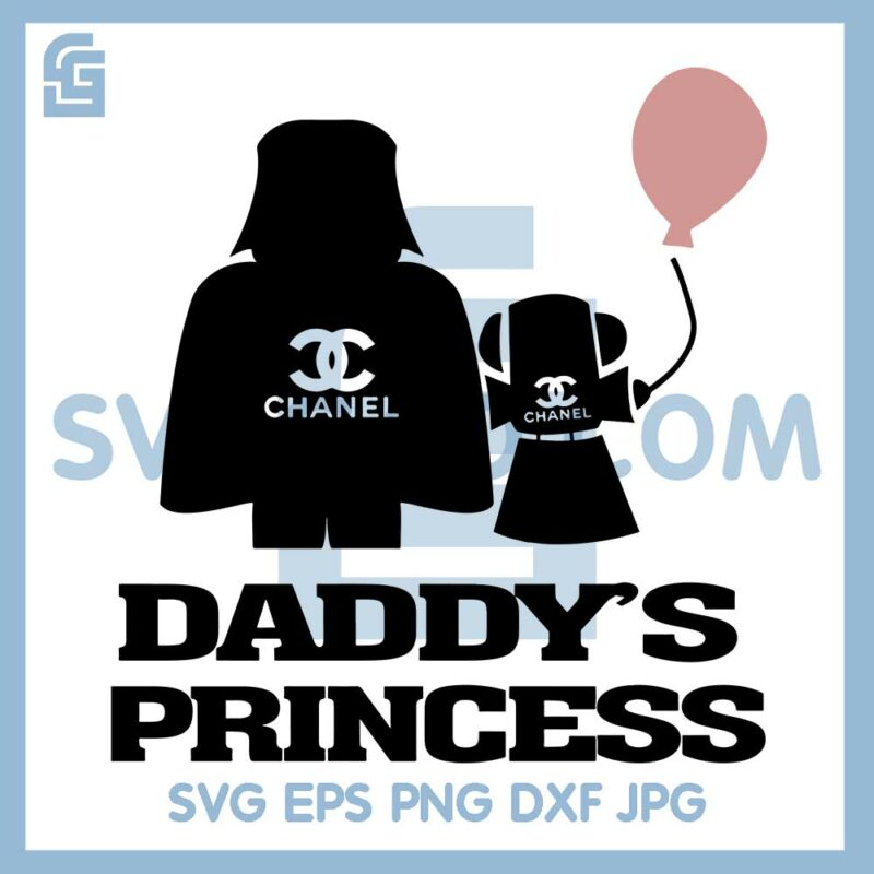 Daddy Princess Chanel Svg, Star Wars Chanel Svg, Gucci Daddy Princess ...