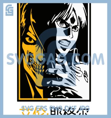 Annie Leonhart Titan Svg, Eren Yeager Attack On Titan Svg, Eren Anime ...