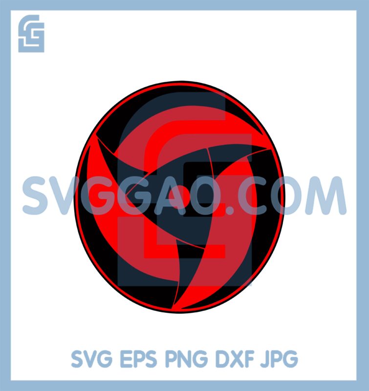Eternal Sharingan Svg, Mangekyou Sharingan Svg, Anime Naruto Svg