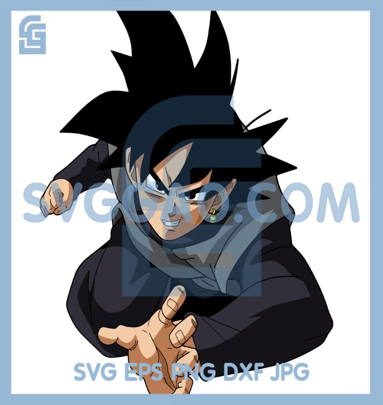 Goku Back Svg, Goku Anime Back Svg, Goku Anime Svg