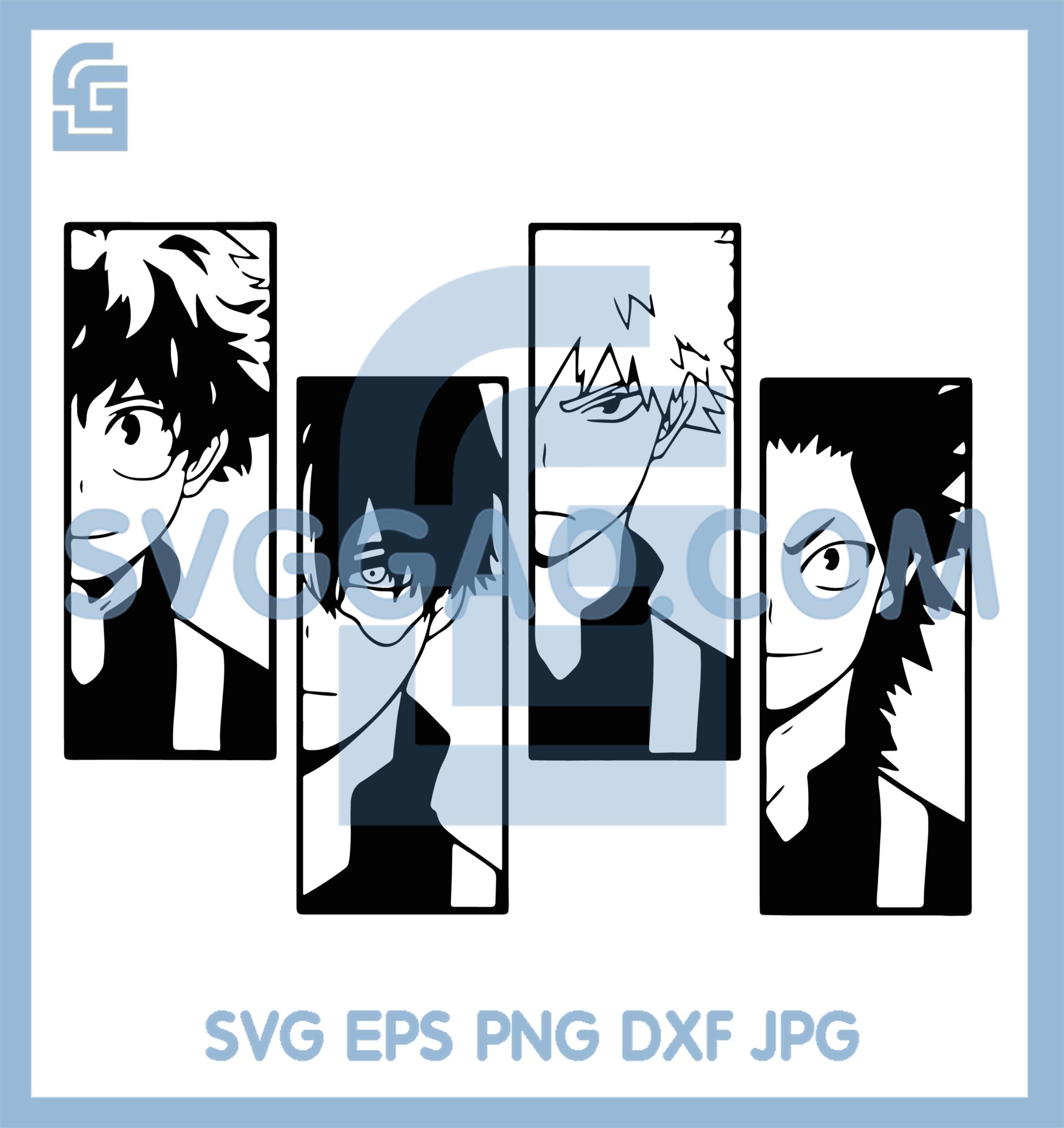 Haikyuu Anime Wall Svg, Manga Japanese Svg, Fan Anime Svg