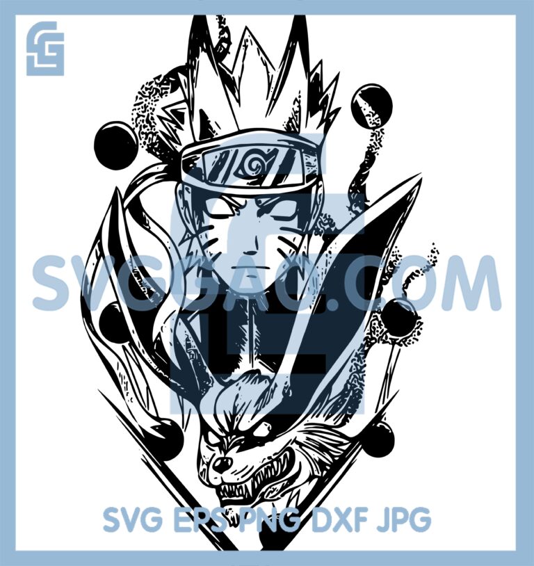 Anime Fox Svg, Naruto Fox Svg