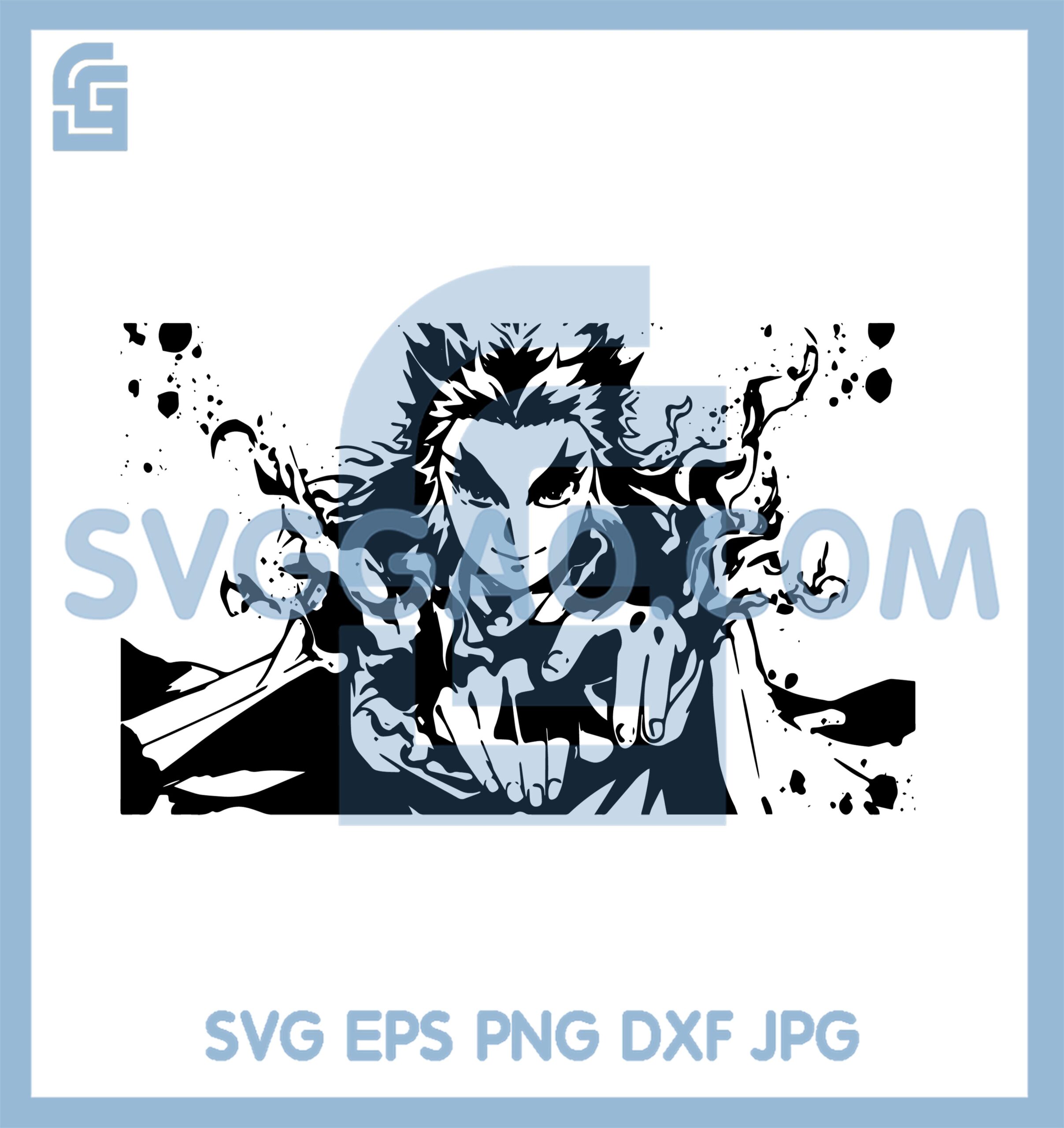 Anime Melt Svg, Naruto Dripping Svg