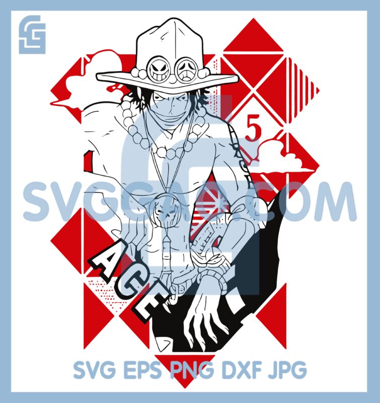 Ace One Piece Svg, One Piece Love Anime Svg, One Piece Svg – SVGGAO