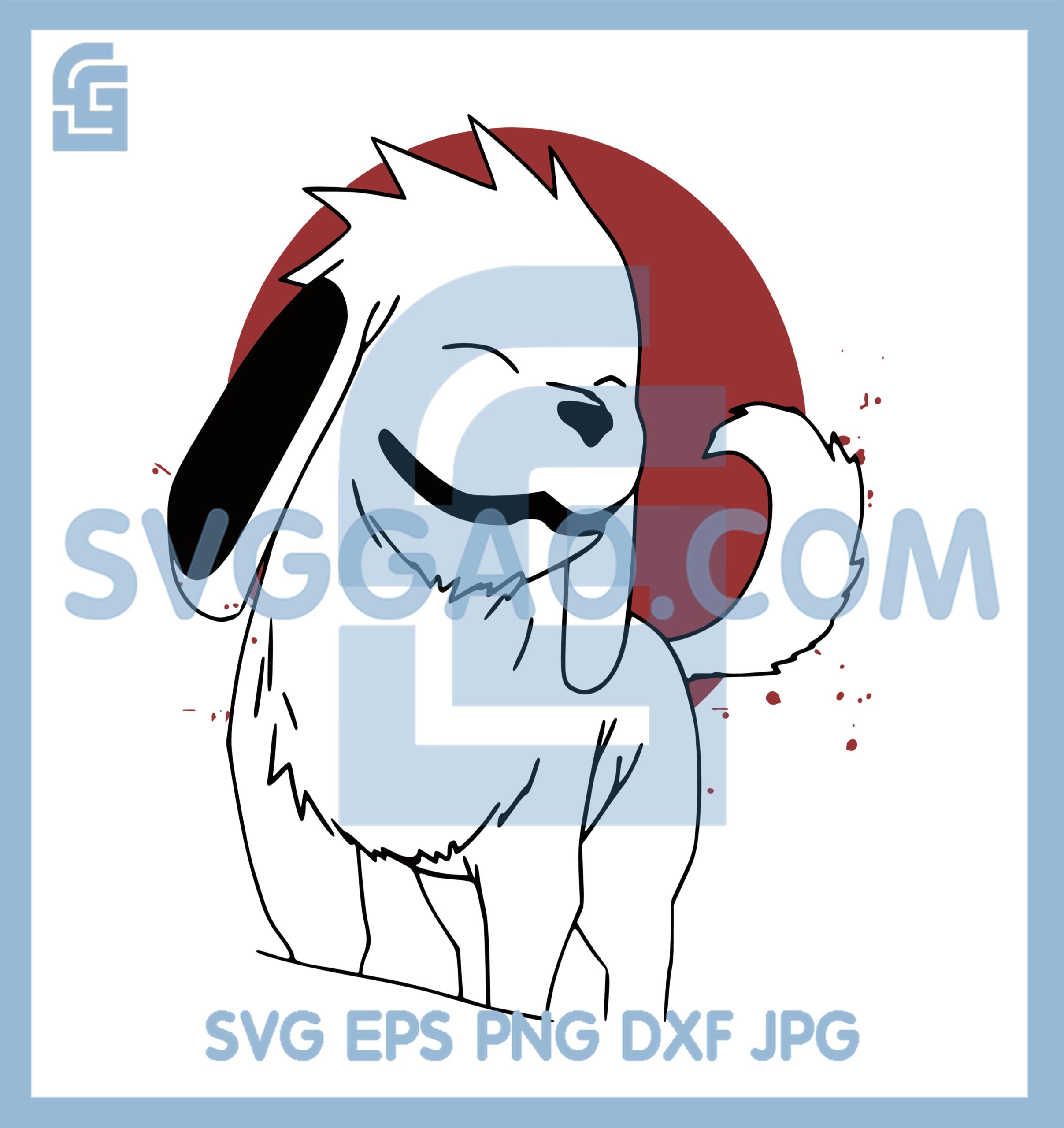 Akamaru Cartoon Animals Svg, Anime Naruto Svg, Anime Naruto Svg